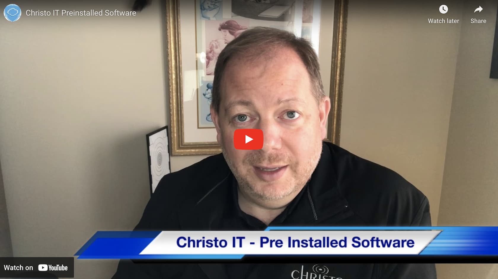 Preinstalled Software - Christo IT